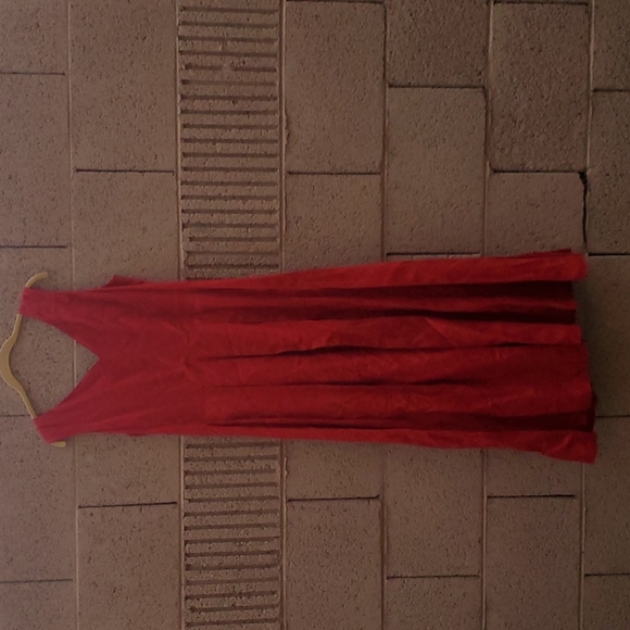 Sundance | Dresses | Sundance Red Linen Sleeveless Maxi Dress | Poshmark